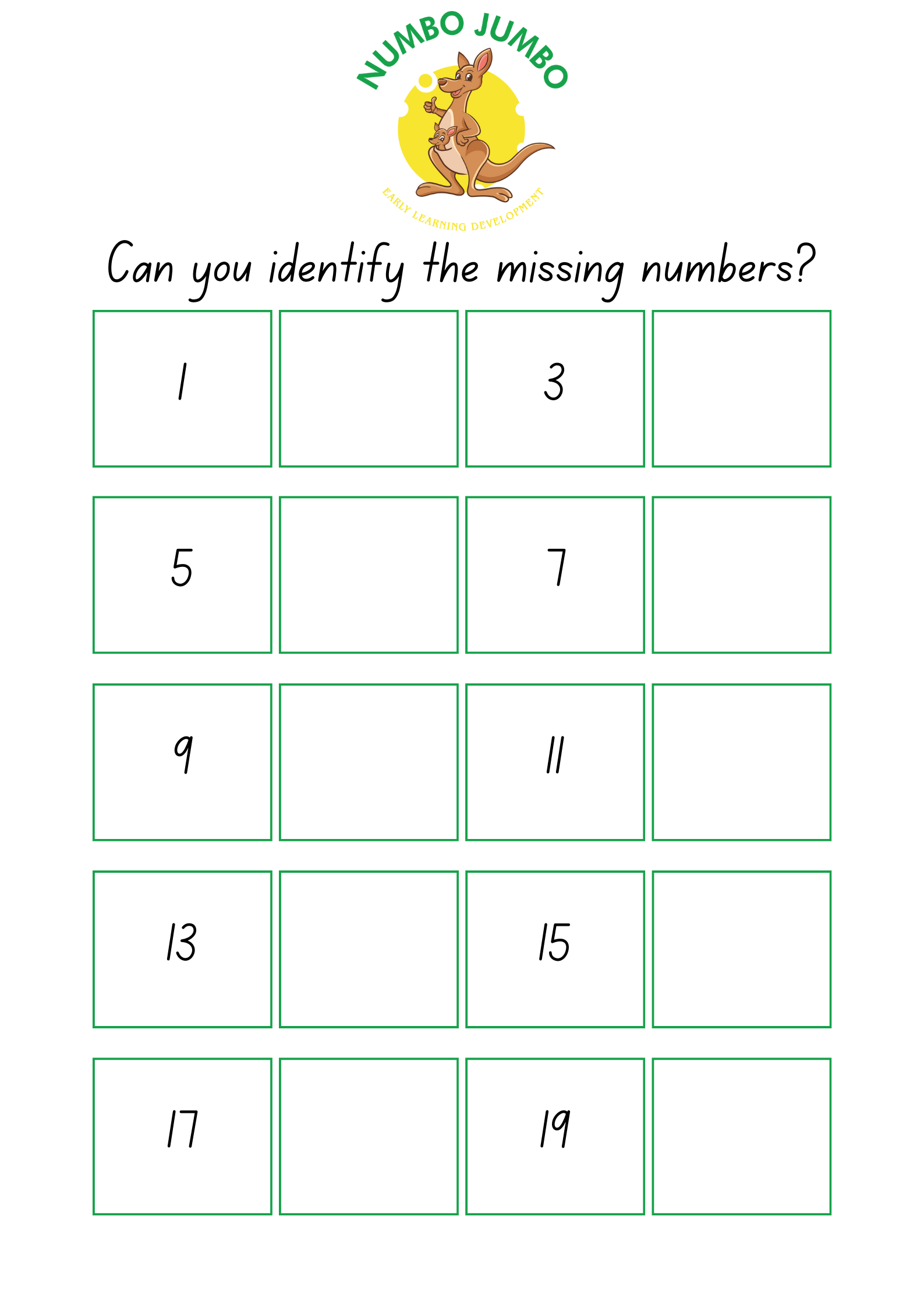 Free Numeracy Downloads
